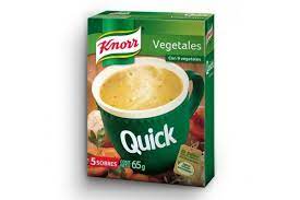 SOPAS KNORR QUICK VERDURAS 5 SOBRES – Provision Bella Vista