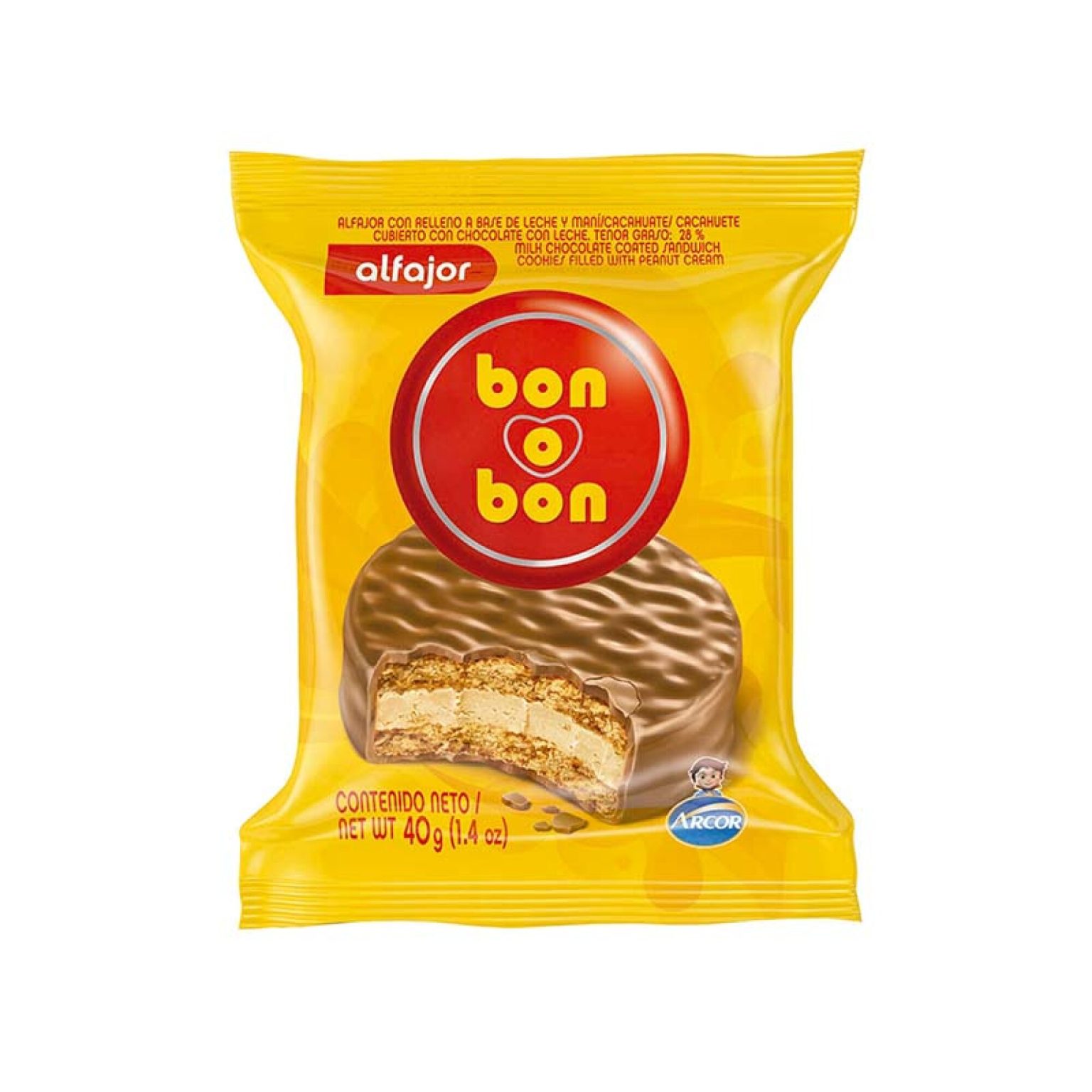 ALFAJOR BON O BON CHOCOLATE 40 GR – Provision Bella Vista