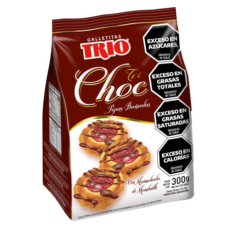 GALLETITA TRIO PEPAS CHOCOLATE 300 GR – Provision Bella Vista
